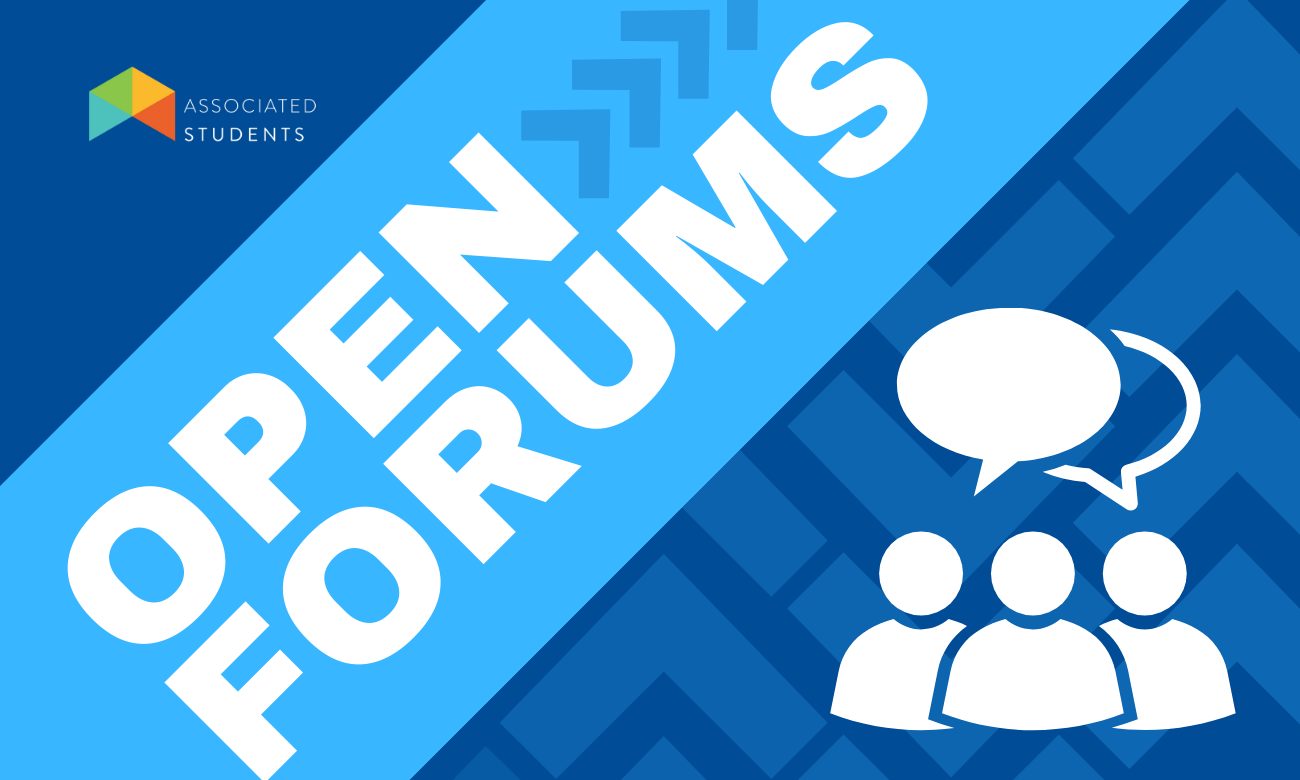 Associated Students Open Forum | Associated Students at Sonoma State ...